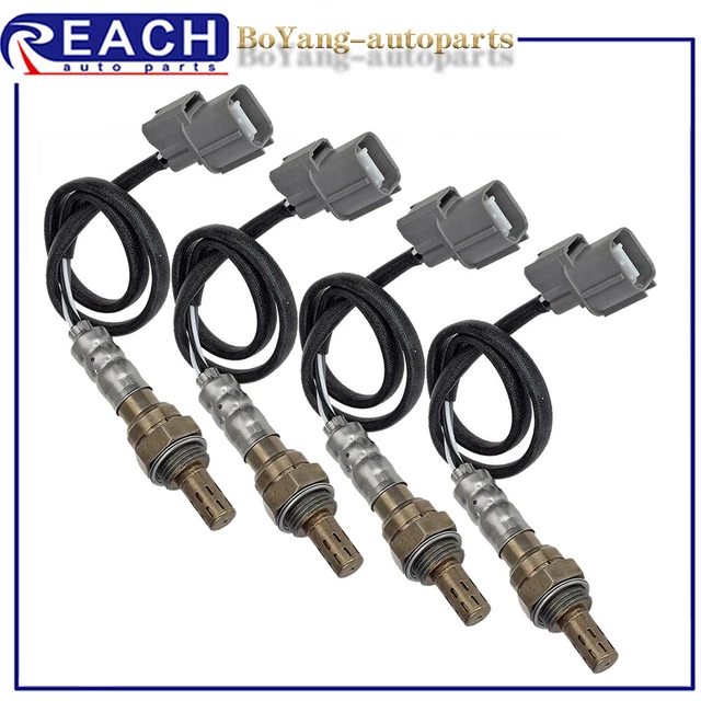 4X UPSTREAM&DOWNSTREAM O2 Oxygen Sensor For Land Rover Discovery 96-99 ...