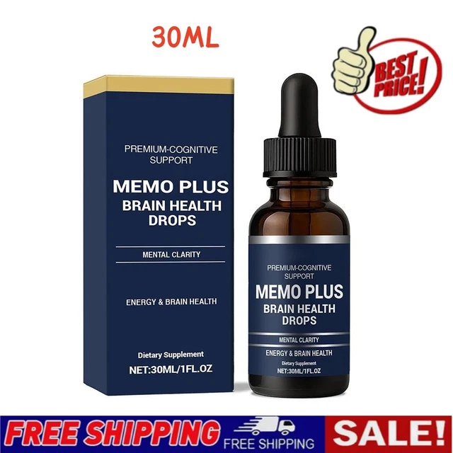 BRAIN HEALTH DROPS Natural 30ml Brain Memory Supplements £4.61 ...