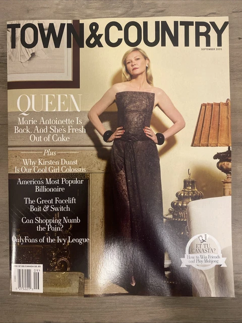 TOWN & COUNTRY Magazine September 2025 Kristen Dunst $12.99 - PicClick CA