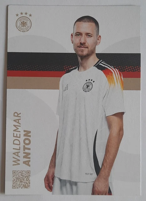 WALDEMAR ANTON AUTOGRAMMKARTE EM 2024 DfB Deutschland ...