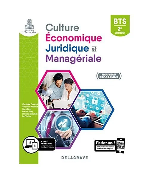 CULTURE ÉCONOMIQUE, JURIDIQUE et managériale (CEJM) 1re année BTS (2020 ...