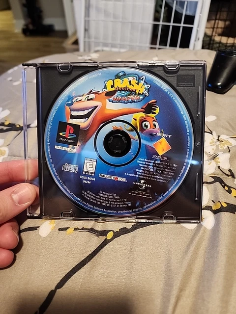 CRASH BANDICOOT 3 Warped PS1 PlayStation 1 Black Label Disc Only DD ...