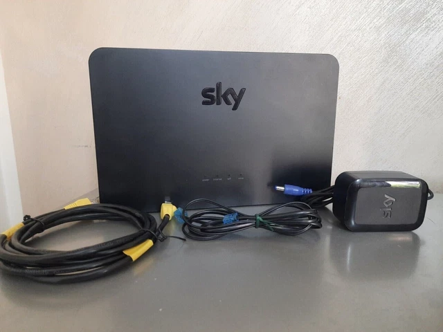 MODEM SKY WIFI HUB SR203 Router ADSL FTTC Fibra FTTH Dual Band Wireless ...