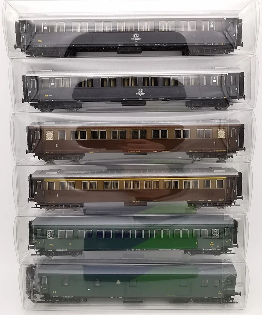 ROCO FS PASSENGER car set 6 pieces for Märklin NEW H0 scale used £206. ...