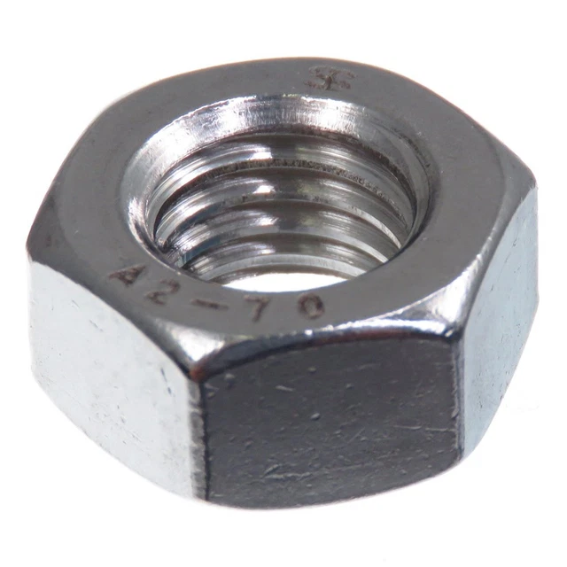 DADO SECCARO M12 acciaio inox V2A VA A2 DIN 934 / ISO 4032 esagono 20 ...