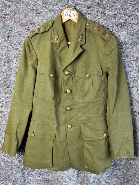 ORIGINAL WW1 WW2 British Army Captains Uniform Jacket - Royal Artillery ...