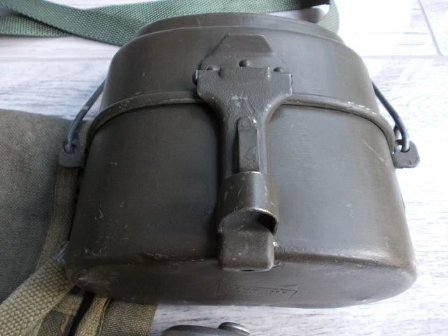 GENUINE POLISH ARMY SET CANTEEN-MESS KIT-CANVAS-Military Surplus-USED ...