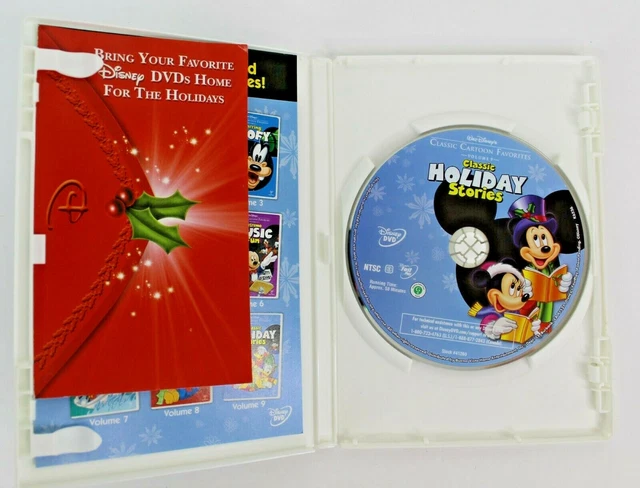 WALT DISNEY CLASSIC Holiday Stories Cartoon Favorites Volume 9 Dvd Disc ...