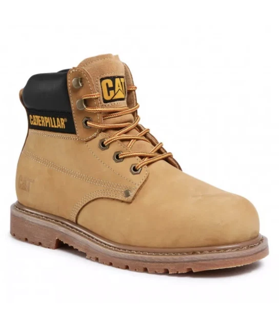 CAT CATERPILLAR POWERPLANT Classic Steel Toe Cap Safety Work Ankle ...