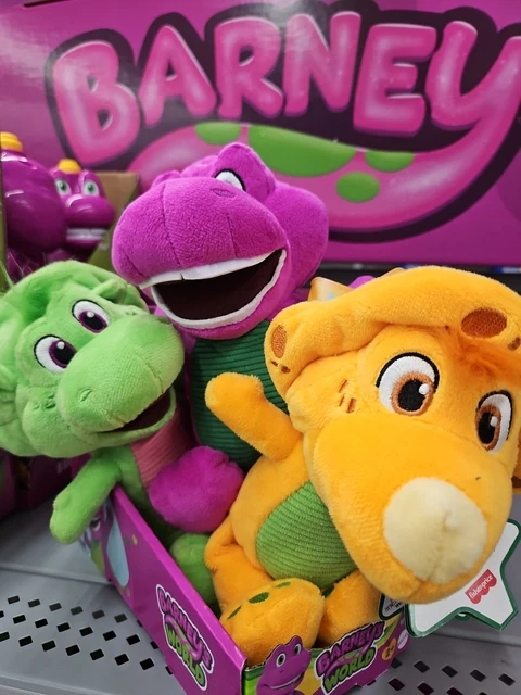NEW/BARNEY’S WORLD SET - Baby Bop, Barney, & Billy (6.5”) PLUSH ...