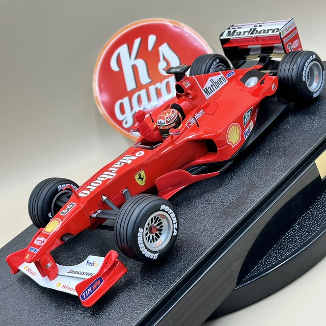 HOT WHEELS 1/18 Ferrari F2000 MICHAEL SCHUMACHER 2000 CHAMPION DU MONDE ...
