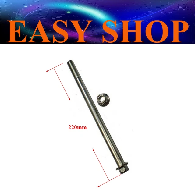 FRONT REAR 12MM 220mm Wheel Axle Spindle 50cc 110cc 125cc CRF50 PW50 CRF70 Bike $12.45 - PicClick AU