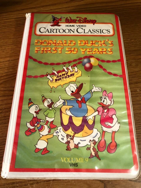 DONALD DUCK'S FIRST 50 Years Vol. 9 VHS VCR Video Tape Used Cartoon ...