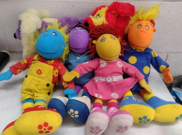 VINTAGE THE TWEENIES Bundle Bella Fizz Jake Izzles Doodles Soft Plush ...