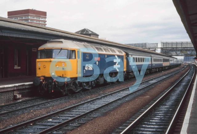 35MM RAILWAY SLIDE Class 47 47592 Copyright to Buyer £4.99 - PicClick UK