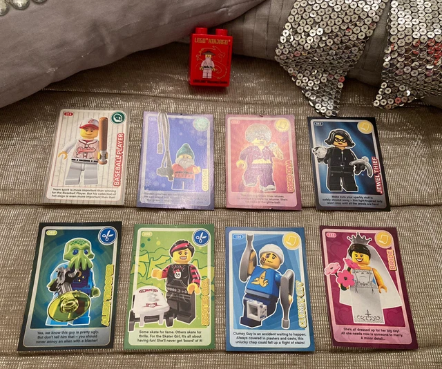 LEGO NINJAGO RED Brick & 8 Trading Cards Legoland Discovery Centre ...