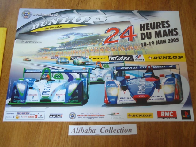 POSTER ORIGINAL ** 24 Heures Du Mans 2005 ** Affiche Aco Le 24H EUR 32 ...