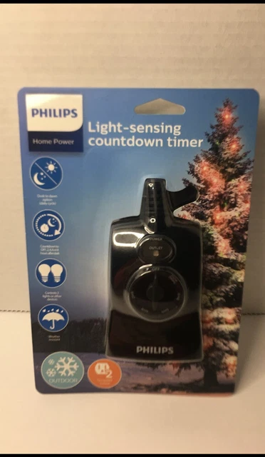 PHILIPS LIGHT SENSING Countdown Timer Outdoor Water Resistant SPC1240AT ...