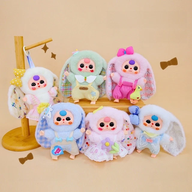 CUTE CHEERED FLORAL Bow Flower Design With Rabbit Ears Baby Plush Toy ...