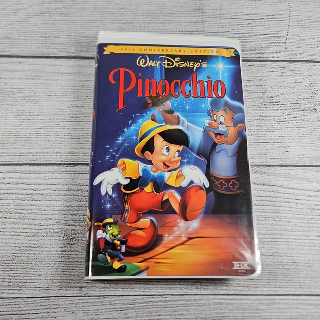 WALT DISNEY'S PINOCCHIO 60th Anniversary Edition VHS Clamshell £10.98 ...