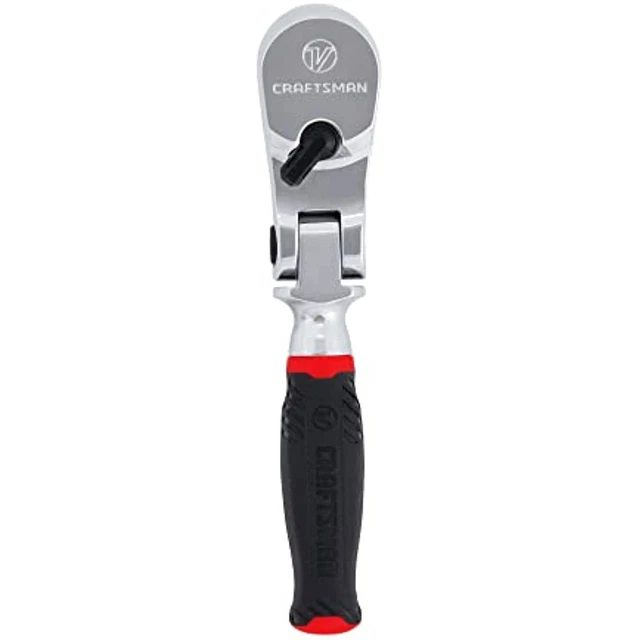 CRAFTSMAN V-SERIES RATCHET, 1/4 Inch Drive, 80-Tooth, Flexible Head ...