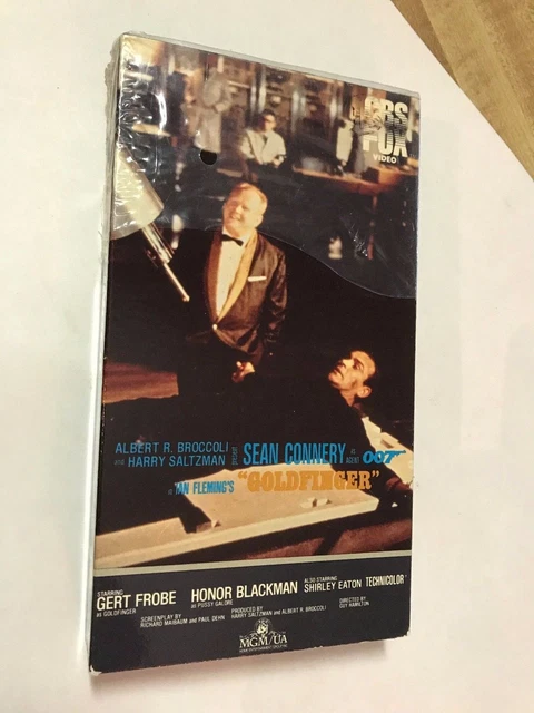 GOLDFINGER JAMES BOND 007, Sean Connery Vhs 964/1984 Cbs Fox £9.11 - PicClick UK