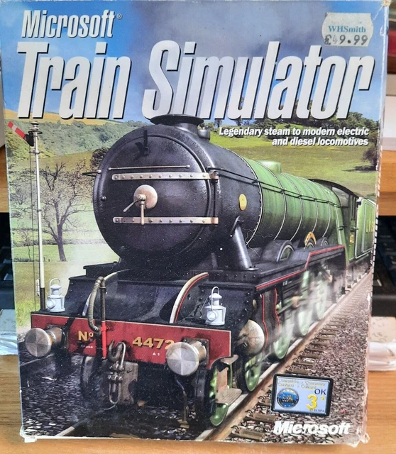 MICROSOFT TRAIN SIMULATOR PC Game Big Box £5.00 - PicClick UK