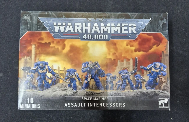 WARHAMMER 40K SPACE Marine Assault Intercessor Squad - New £20.00 ...