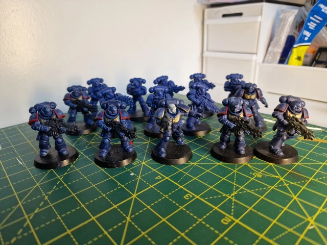 GAMES WORKSHOP WARHAMMER 40 000 Space Marines X15 Primaris Intercessors ...