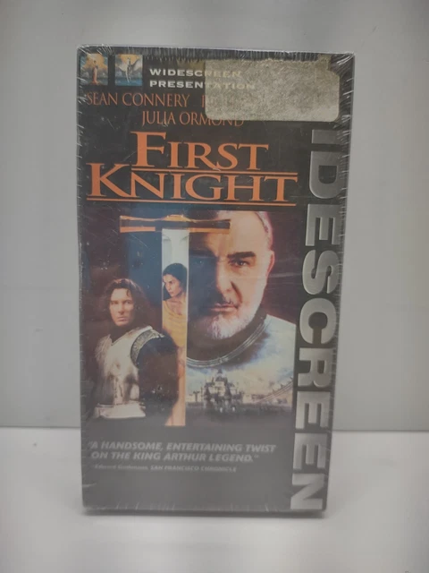 FIRST KNIGHT VHS Widescreen Presentation, Sealed, Extremely Rare, Sean ...