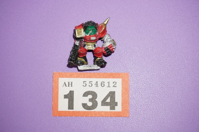 RARE WARHAMMER 40K Rogue Trader Ork Nob Boss Warboss - Metal Miniature ...