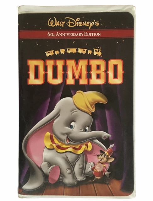 RARE WALT DISNEY’S 60th Anniversary Edition Dumbo 2001 VHS Used Tested ...