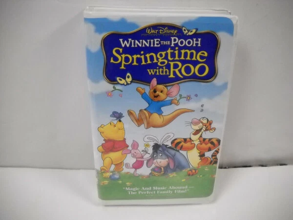 DISNEY WINNIE THE Pooh: Springtime With Roo VHS Tape 65 Minutes 3 ...