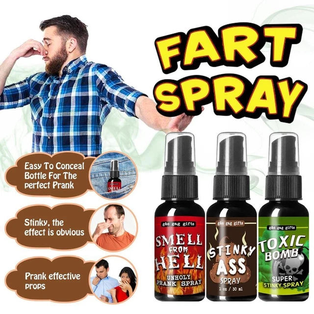 NOUVEAUTÉ LIQUIDE PET bâillon farce nouveautés malodorant puant spray ...