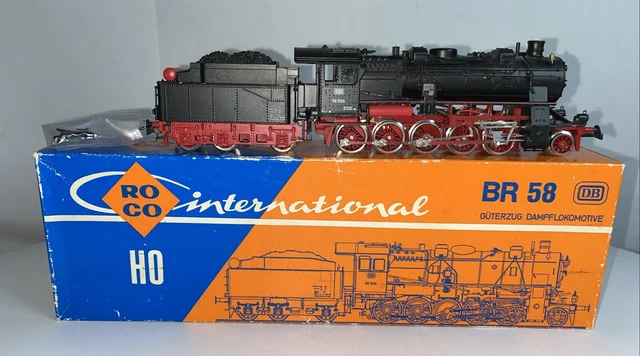 ROCO H0 4112 Dampflok BR58 1556 DB in OVP geprüft EUR 39,50 - PicClick DE