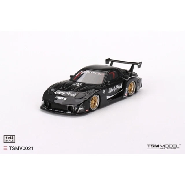 TSM 1/43 MAZDA Rx-7 Lb-Super Silhouette Liberty Walk Black Tsmv0021 £ ...