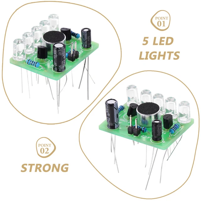 SOUND CONTROL LUMIÈRE Module Contrôle Acoustique Flasher Module EUR 5 ...