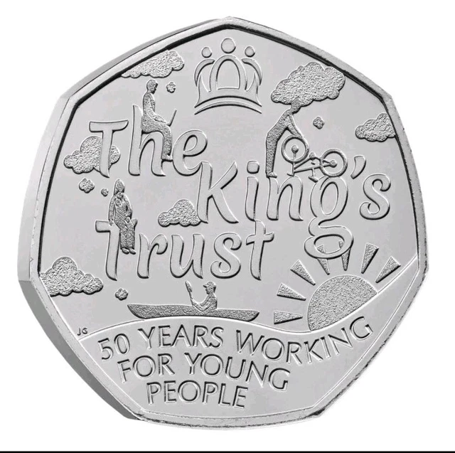 ROYAL MINT 2026 50th Anniversary of The King’s Trust 50p - PRE-ORDER £ ...