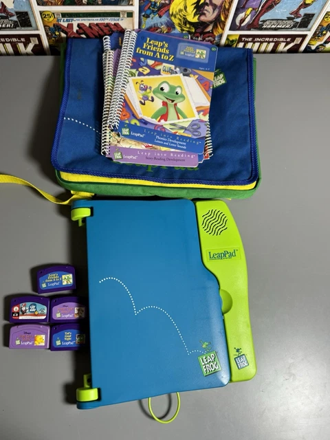LEAP FROG LEAP Pad Learning System With Books And Cartridges £29.99 ...