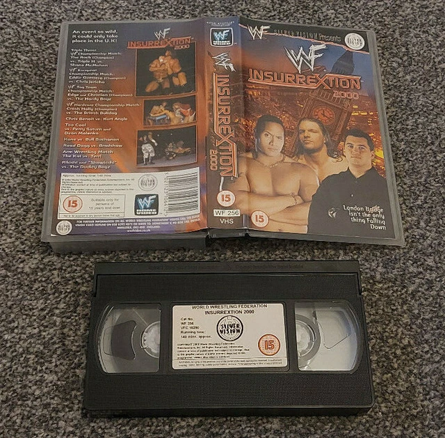WWF/WWE INSURREXTION 2000 Pal Vhs Video Silver Vision Wrestling £7.04 - PicClick UK
