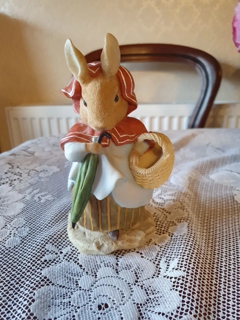 THE WORLD OF Beatrix Potter Mrs Rabbit A1930 2002 F.Warne Border Fine ...