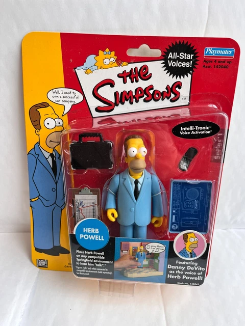 BNIB PLAYMATES INTERACTIVE The Simpsons All Star Series Herb Powell ...