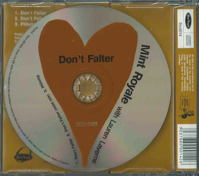 MINT ROYALE - Don't Falter (With Lauren Laverne) /Phlump 2000 Uk Cd Neil Claxton £2.99 - PicClick UK