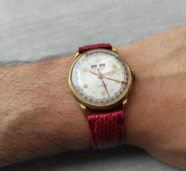 WATCH TRIPLE CALENDAR Eloga, AS1380, Perfect working EUR 280,00 ...