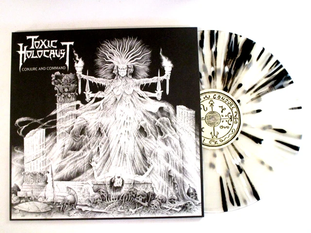 TOXIC HOLOCAUST CONJURE & Command Lp 2024 Milky Clear / Splatter Vinyl ...