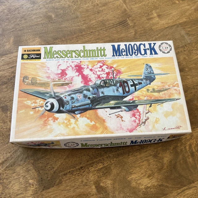 BACHMANN FUJIMI 1/48 Scale Messerschmitt Me109G-K Model - UNSEALED ...