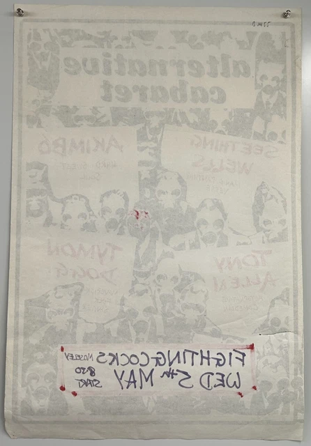 TYMON DOGG AFFICHE Seething Wells Original Alternative Cabaret Fighting ...