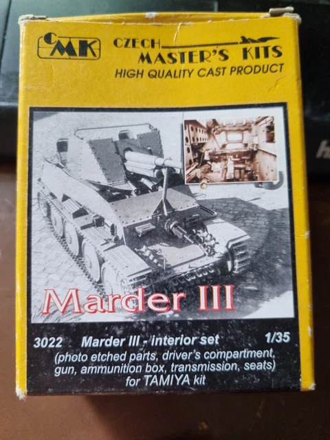 1:35 CMK SDKFZ 138 Ausf. M MARDER III Interior Detail Set ( Tamiya) EUR ...