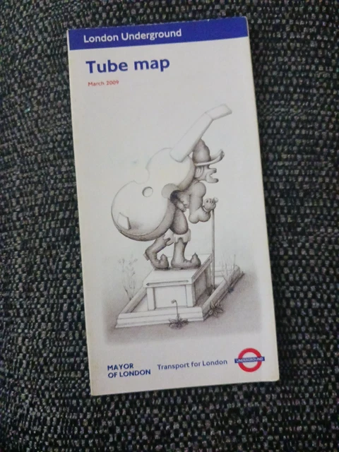 LONDON UNDERGROUND TUBE Map Journey Planner March 2009 £0.99 - PicClick UK