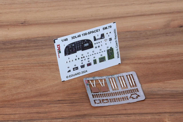 EDUARD 1/48 SAVOIA-MARCHETTI SM.79 Cockpit 3D Decals & Seatbelt PE for ...